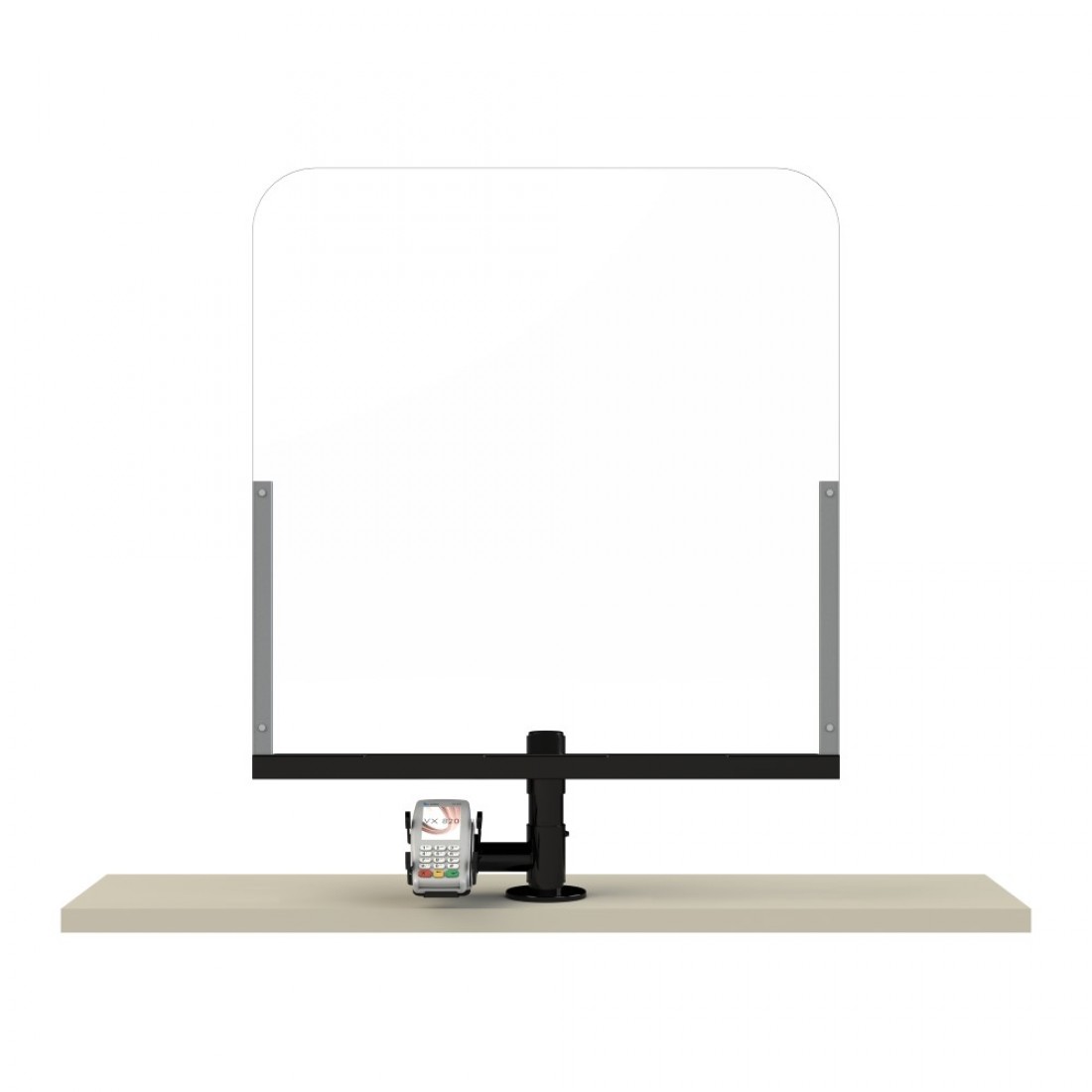 Cashier protection shield Plexi-Glass with POS