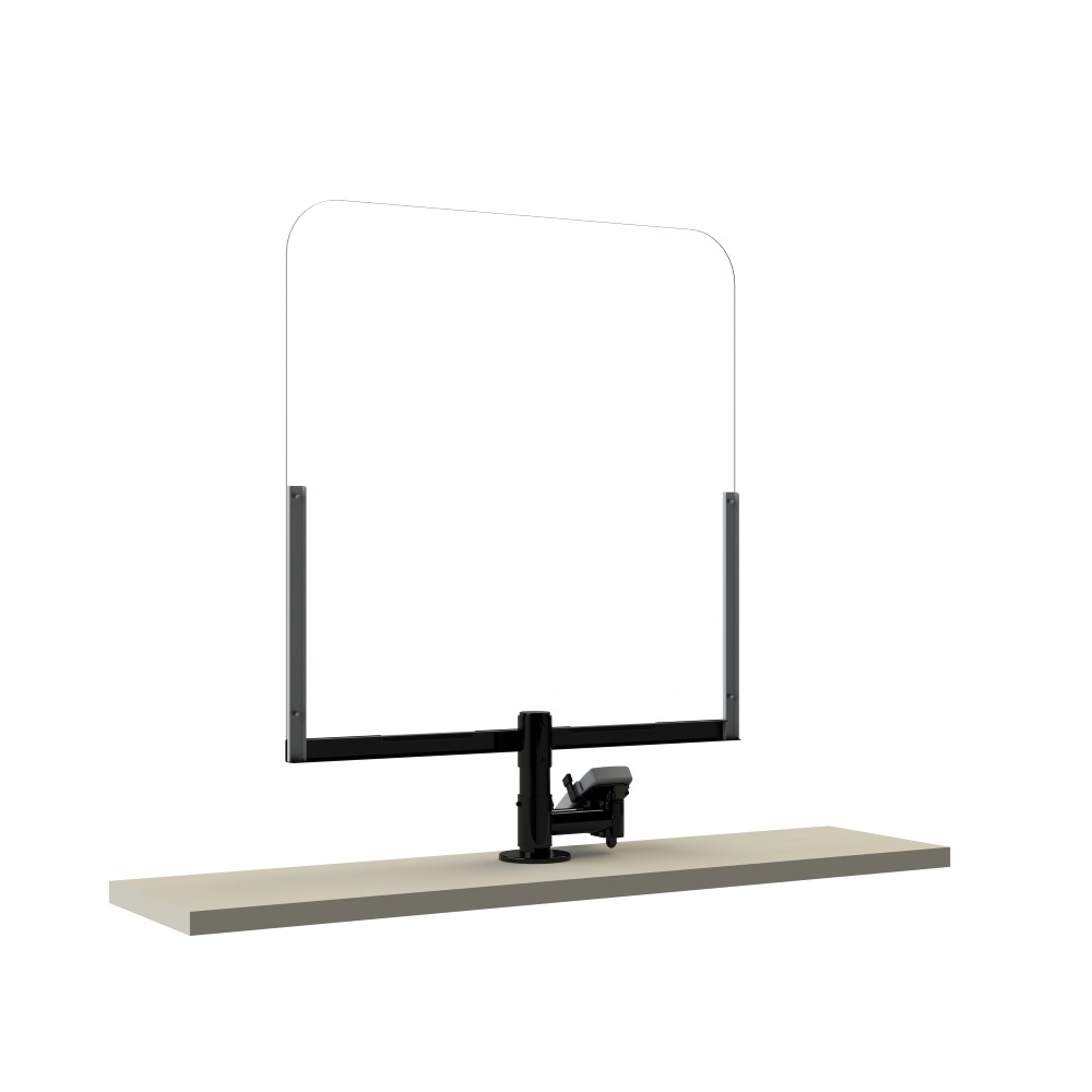 Cashier protection shield Plexi-Glass with POS