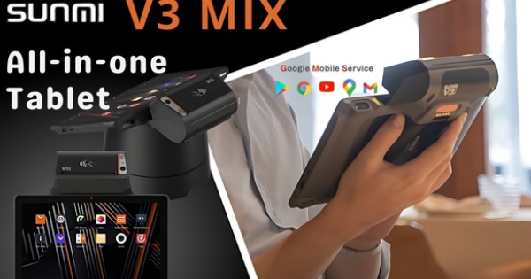 SUNMI V3 MIX all-in-one Tablet POS 10.1”