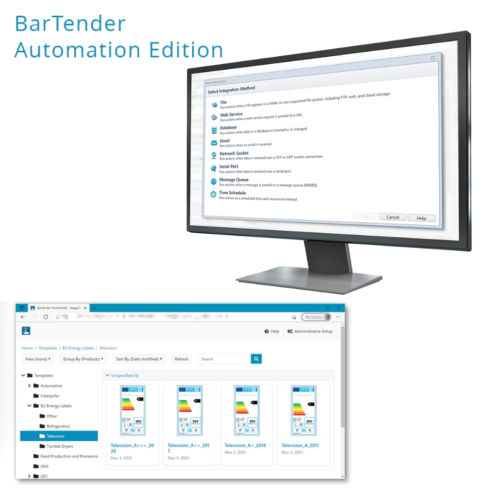 BarTender Λογισμικό Εκτύπωσης ετικετών, γραμμωτού κώδικα, RFID και καρτών
