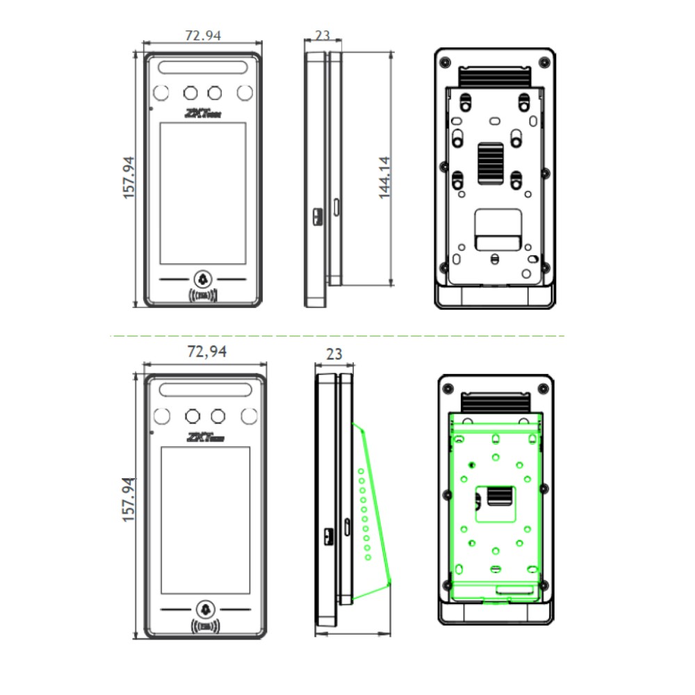 SpeedFace-V4L QR Time Attendance-Access System