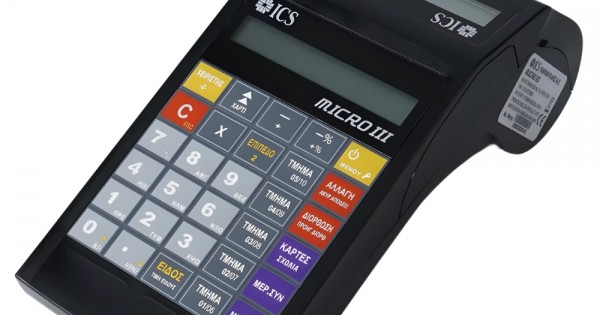 ICS MICRO III Cash Register black