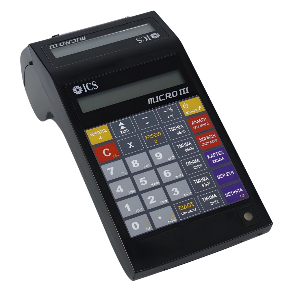 ICS MICRO III Cash Register black