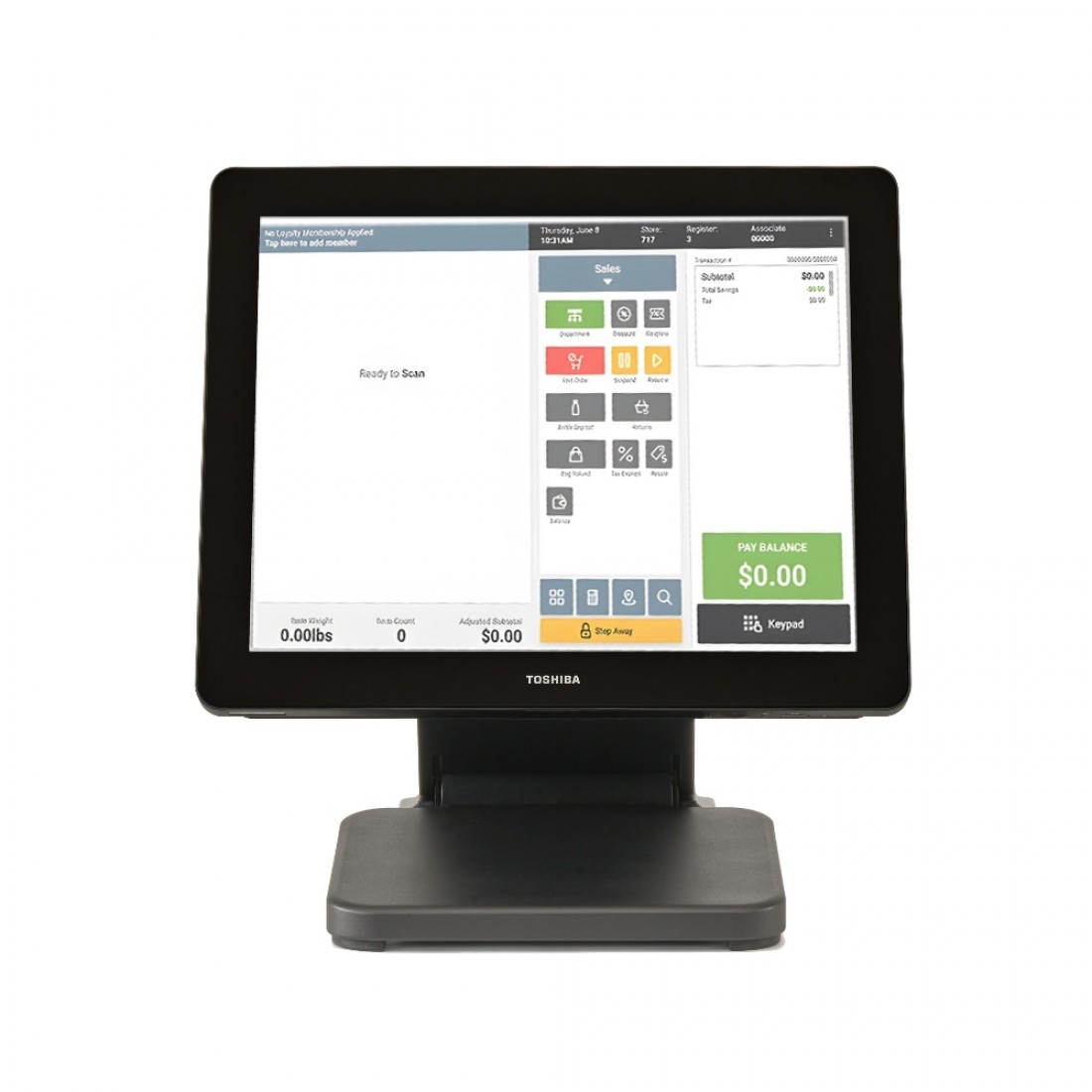 Toshiba TCx810E 4305UE 15” Touch Pos